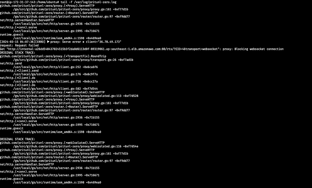 Error login to zero trust and any apps under zero trust - Pritunl Zero - Pritunl